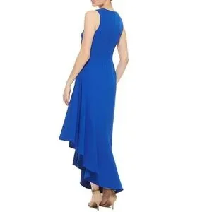 Eliza J | Dresses | New Eliza J Cobalt Blue Asymmetrical Ruffle Hem ...